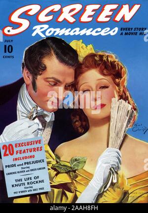 GREER GARSON as Elizabeth Bennet in PRIDE AND PREJUDICE 1940 director ...