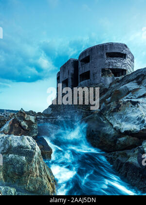 bunker from the Spanish Civil War, Ses Covetes beach, Es Tenc, Campos ...