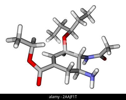Oseltamivir drug molecule Stock Photo: 47692172 - Alamy