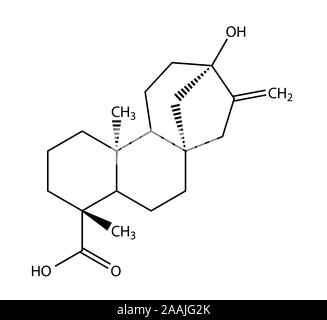 Stevioside structural formula Stock Photo - Alamy