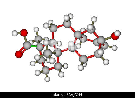 Molecular structure of steviol Stock Photo - Alamy