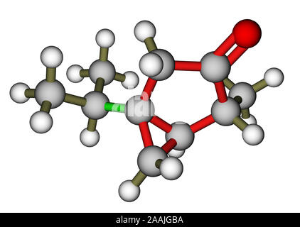 Thujone absinthe molecule, chemical structure Stock Photo - Alamy