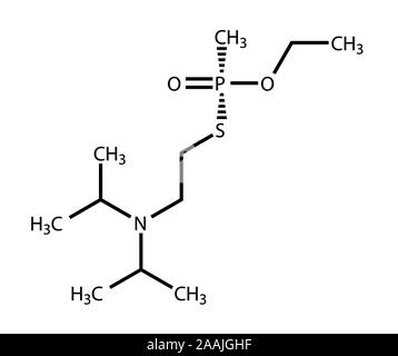 VX nerve agent molecule Stock Photo - Alamy