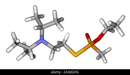 VX nerve agent molecule Stock Photo - Alamy