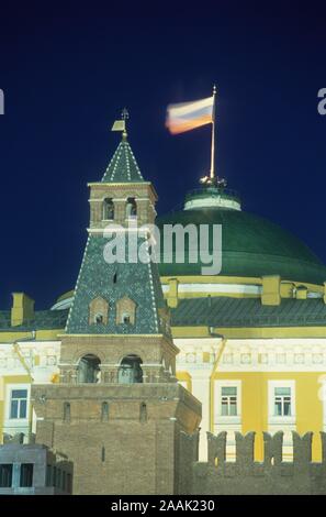 Moskau, 1992, Roter Platz, Kreml - Moscow, 1992, Red Square, Kremlin ...