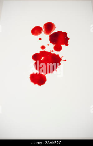 stain of blood isolated Stock Photo - Alamy