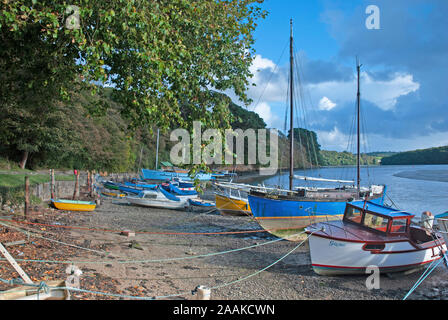 Sunny Corner Malpas Truro Cornwall England Stock Photo - Alamy