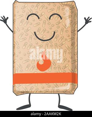 pellet bag isolated on white background. vector illustration Stock ...