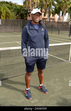 Boca Raton, Florida, USA. 22nd Nov, 2019. Seal playing Tennis at The ...