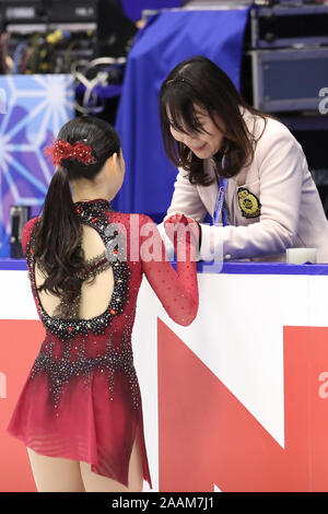 (L-R) Rika Kihira, Mie Hamada coach, DECEMBER 21, 2018 - Figure Skating ...