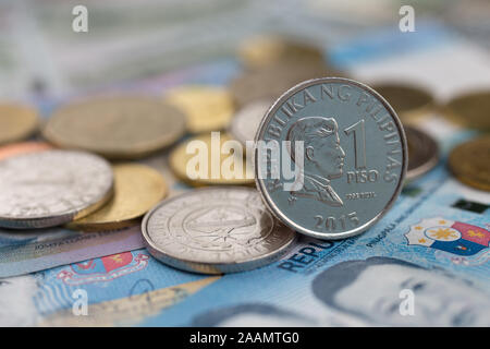 Philippine one thousand peso banknote on a white background Stock Photo ...