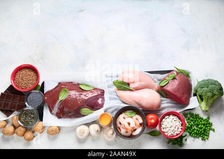 Foods high in Iron for boosts hemoglobin and red blood cell production ...