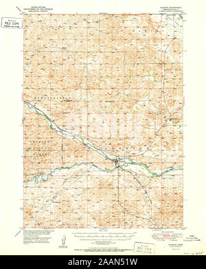 Dunning, Nebraska, map 1951, 1:62500, United States of America by ...