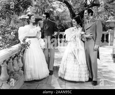 MAUREEN O'SULLIVAN as Jane Bennet and BRUCE LESTER as Mr. Bingley ...