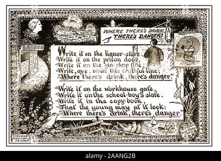 PROHIBITION / TEETOTALISM / MOONSHINE / ABSTINENCE - An illustration ...