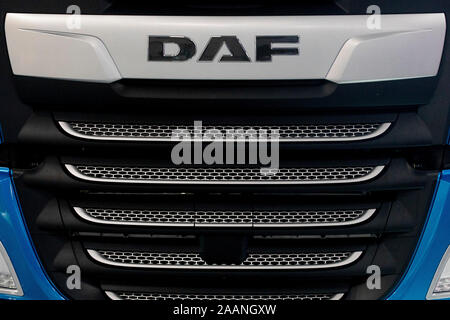 EINDHOVEN, centre, 22-11-2019, Logo and exterior of the DAF Trucks ...
