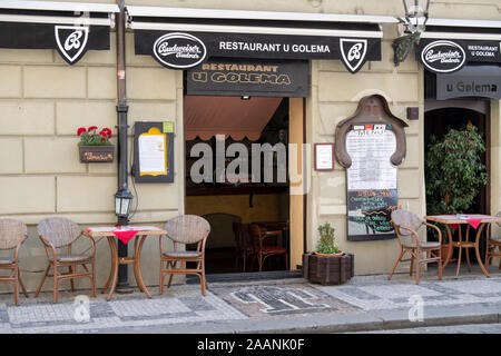 Prague Golem in restaurant 'U Golema / At Golem' Prague Czech Republic ...