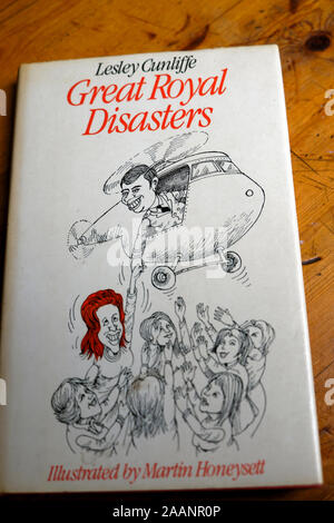 Prince Andrew cartoon on the cover of the book Great Royal Disasters by ...