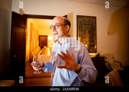 American economist and chess Grandmaster Kenneth Rogoff at a chess ...