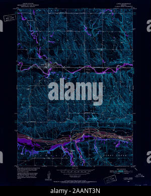 Lynch, Nebraska, map 1950, 1:24000, United States of America by ...