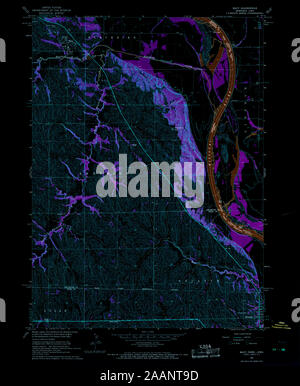 Macy, Nebraska, map 1966, 1:24000, United States of America by Timeless ...