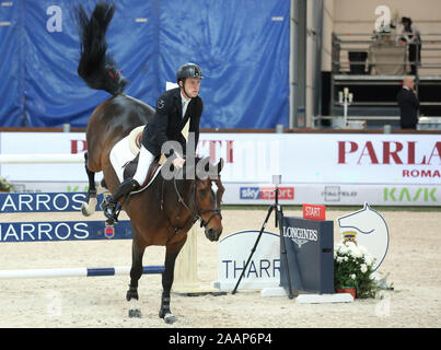 VERONA, ITALY - NOV 09: Scott Brash competing with his horse Hello ...