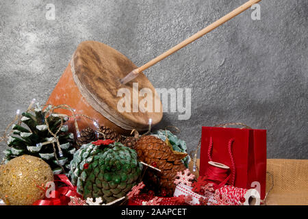 zambomba, membrane friction instrument, Spain Stock Photo - Alamy