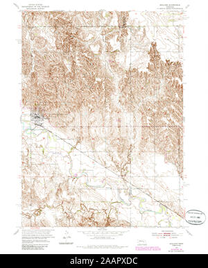 Spalding, Nebraska, map 1954, 1:24000, United States of America by ...