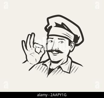moustache logo vector Stock Vector Image & Art - Alamy