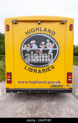 Highland Libraries, van mobile library in Scotland, UK Stock Photo - Alamy
