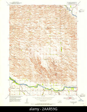 Taylor, Nebraska, map 1952, 1:24000, United States of America by ...