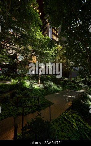 Interior garden at the Ford Foundation Stock Photo - Alamy