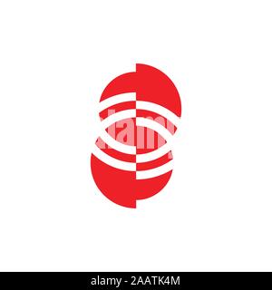 abstract linked circle geometric logo vector Stock Vector Image & Art ...