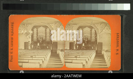 Easter, 1875, ME Church, Lebanon, NH, by C E Lewis Stock Photo - Alamy