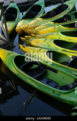Abstract of Kayaks Stock Photo - Alamy