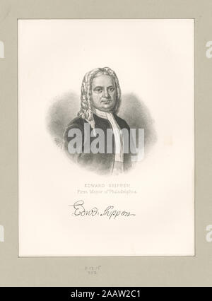 Edward Shippen, first mayor of Philadelphia Stock Photo - Alamy