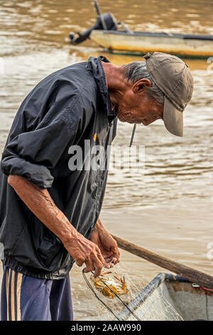 Fishing community and local community buying and selling fish near ...