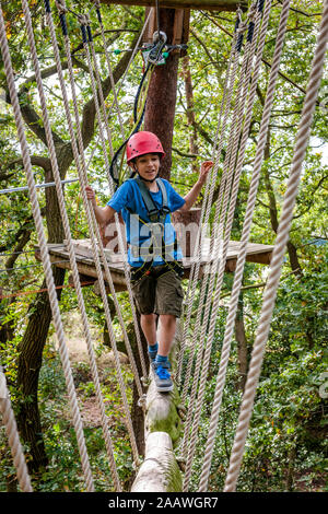 high rope course Stock Photo - Alamy