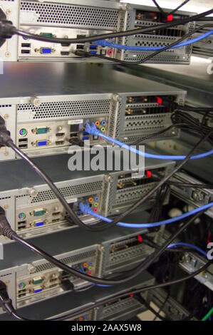 Simulator for training of drivers. Machine control Stock Photo - Alamy