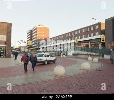 Street scenes, 1994 Hemel hempstead town Centre, South East England, UK ...