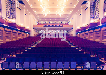 Phoenix concert hall stage. Fairfield Halls, Croydon, United Kingdom ...