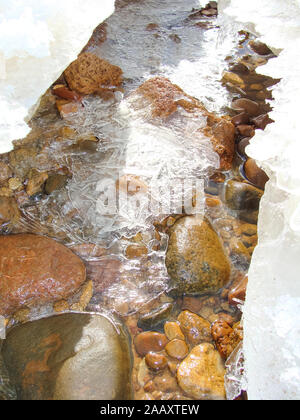 abstract picture with stone and ice formations Stock Photo - Alamy