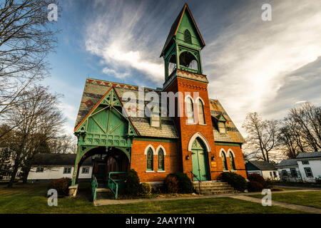 First Presbyterian Church Valatie, New York, USA Stock Photo - Alamy
