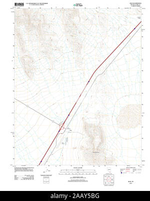 USGS TOPO Map Nevada NV Monte Neva Hot Springs 20120113 TM Restoration ...