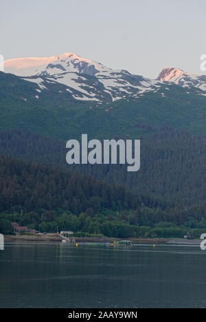 The City and Borough of Juneau, capital city of Alaska, USA Stock Photo ...