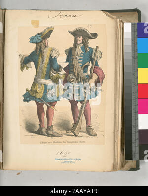 Soldier of France 1680-1700 Louis XIV Stock Photo - Alamy