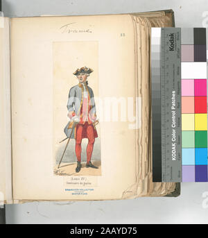 Soldier of France 1745-1750 Stock Photo - Alamy