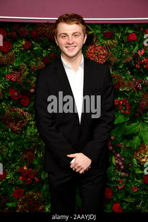 London, UK. Sam Tutty at the 65th Evening Standard Theatre Awards ...