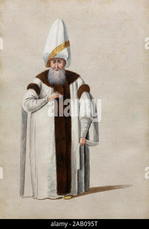 Grand Vizier Ottoman Turkish Official during Ottoman Empire Stock Photo ...
