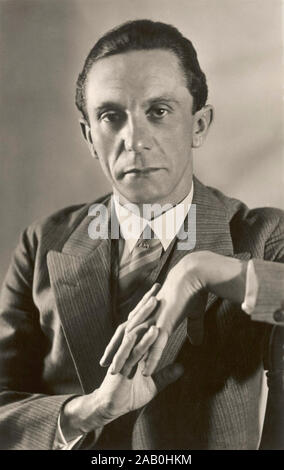 Joseph Goebbels, portrait c. 1933. German nazi politician, 1897-1945 ...
